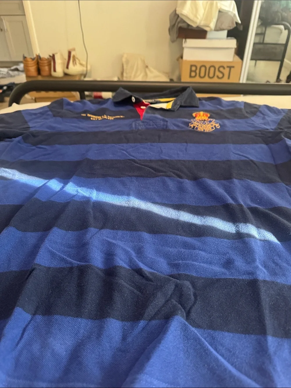 Polo Ralph Lauren | Shirts | Polo By Ralph Lauren Blue And Navy Striped ...
